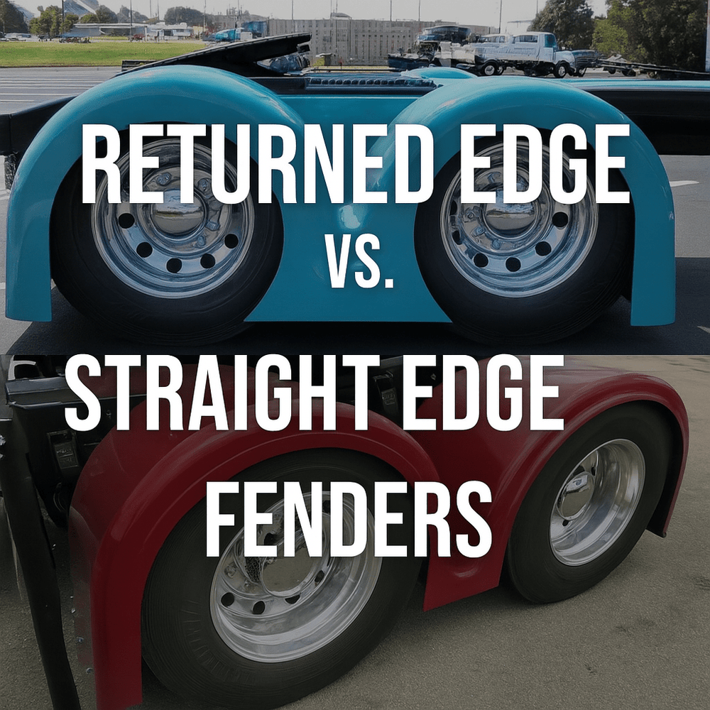 Returned Edge vs. Straight Edge Fenders | Bad Ass Custom Truck Parts